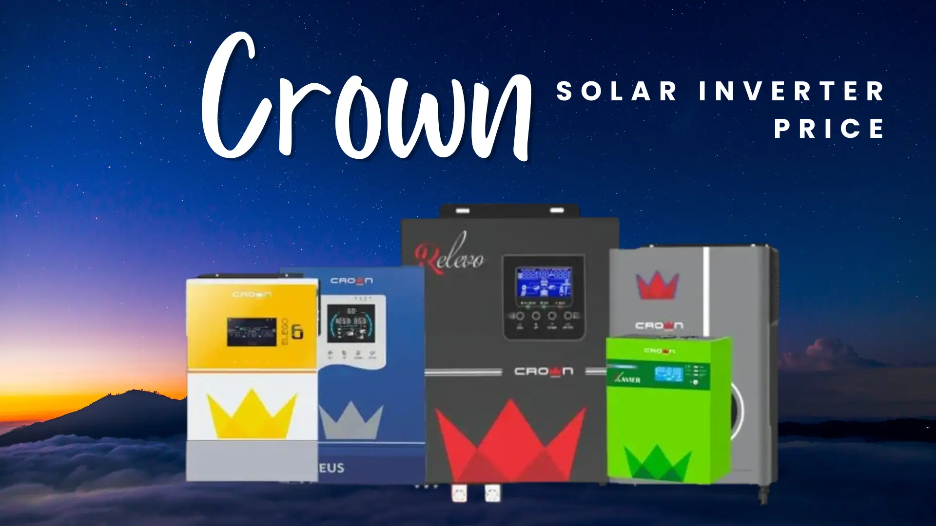 Latest Crown Solar Inverter Price In Pakistan October 2025